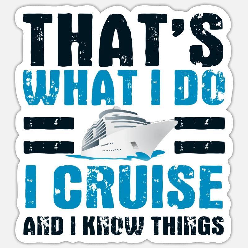 Cruise Stickers | Unique Designs | Spreadshirt