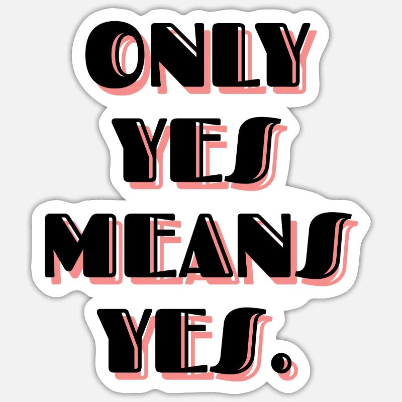 Yes Stickers | Unique Designs | Spreadshirt