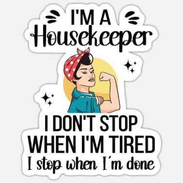 Housecleaner Stickers | Unique Designs | Spreadshirt