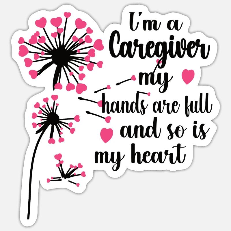 Caregiving Stickers | Unique Designs | Spreadshirt