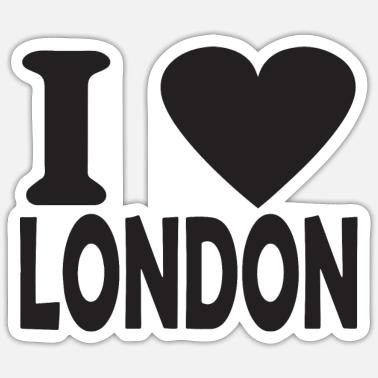 I Love London Stickers | Unique Designs | Spreadshirt