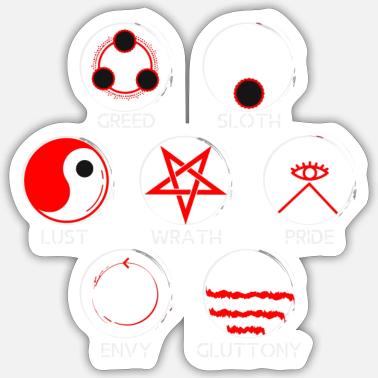 Sins Stickers | Unique Designs | Spreadshirt