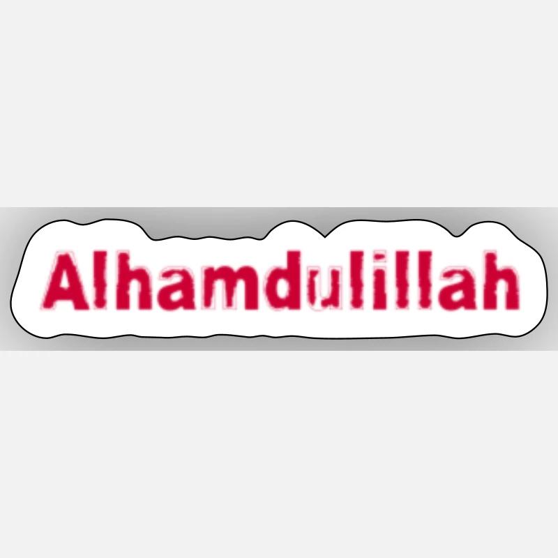 Alhamdulillah Stickers | Unique Designs | Spreadshirt