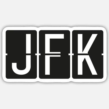 Jfk Stickers | Unique Designs | Spreadshirt