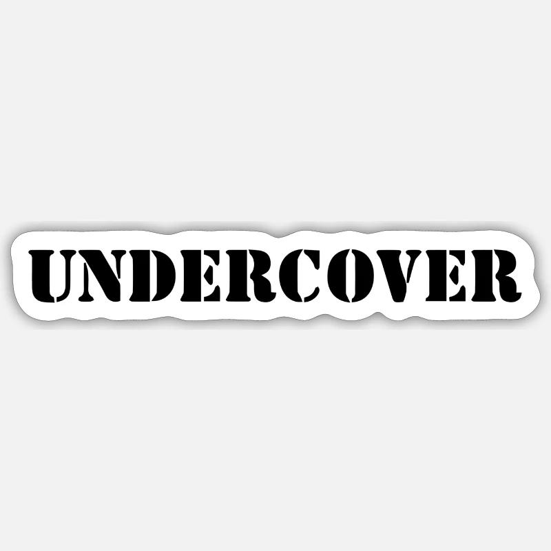 Undercove Stickers | Unique Designs | Spreadshirt