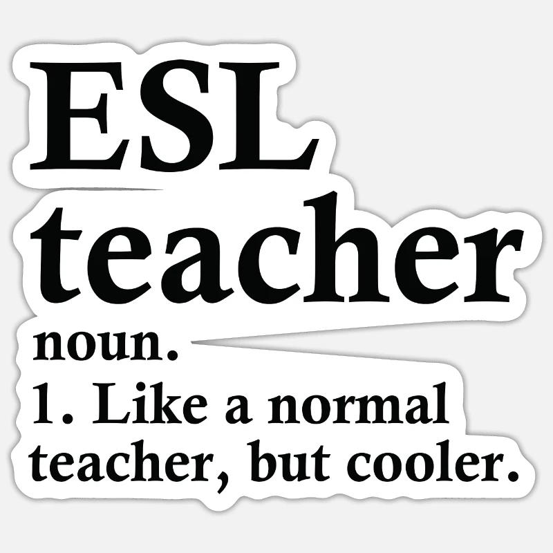 Esl Stickers | Unique Designs | Spreadshirt