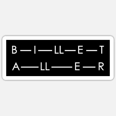 Billet Stickers | Unique Designs | Spreadshirt