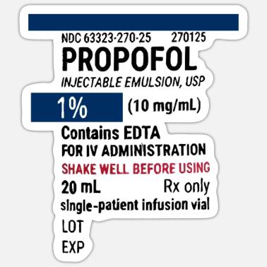 Propofol Stickers | Unique Designs | Spreadshirt