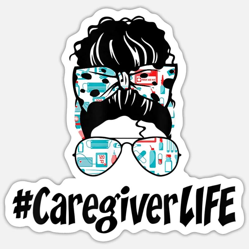 Caregiving Stickers | Unique Designs | Spreadshirt