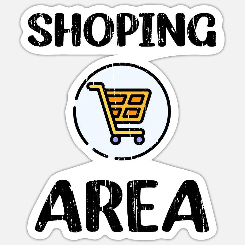 Shoping Stickers | Unique Designs | Spreadshirt
