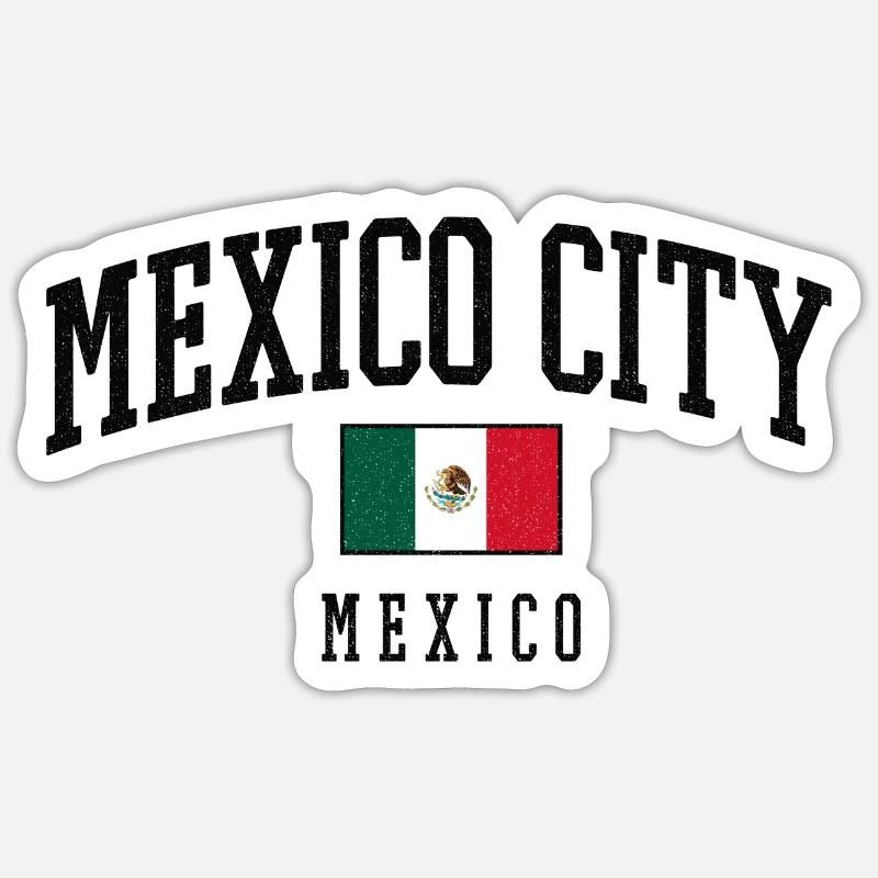 Mexico City Stickers | Unique Designs | Spreadshirt