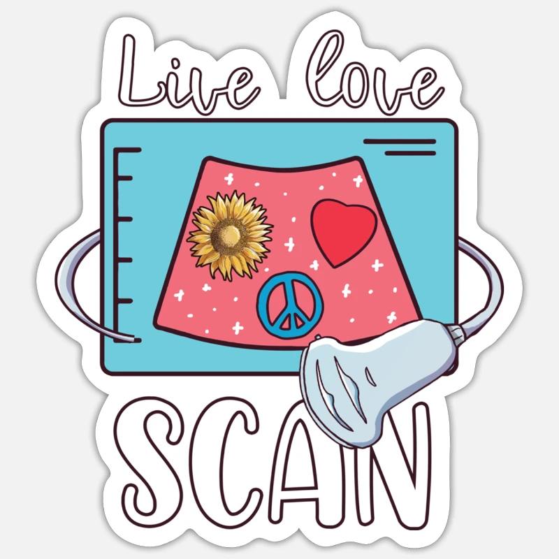 Ultrasound Stickers | Unique Designs | Spreadshirt