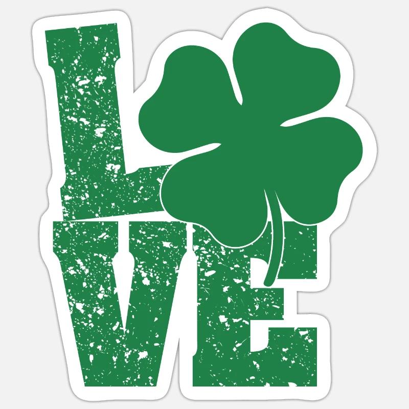 Irish-love Stickers | Unique Designs | Spreadshirt