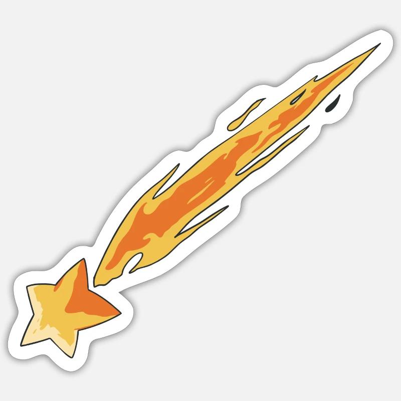 Shooting Stars Stickers | Unique Designs | Spreadshirt