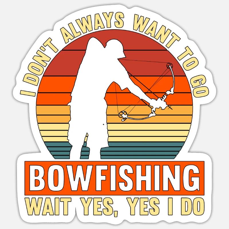 Bowfishing Stickers | Unique Designs | Spreadshirt