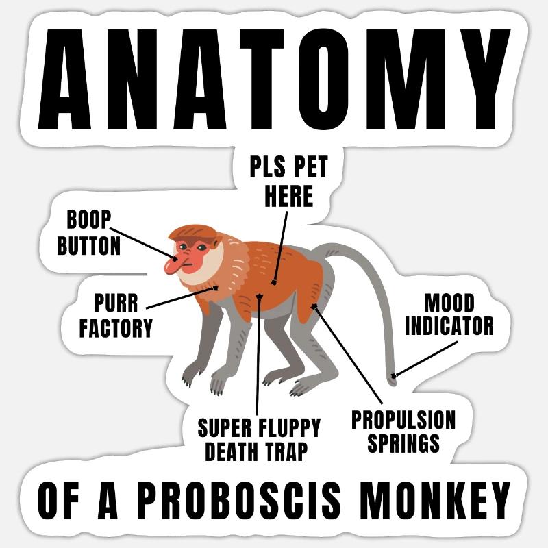 Proboscis Stickers | Unique Designs | Spreadshirt