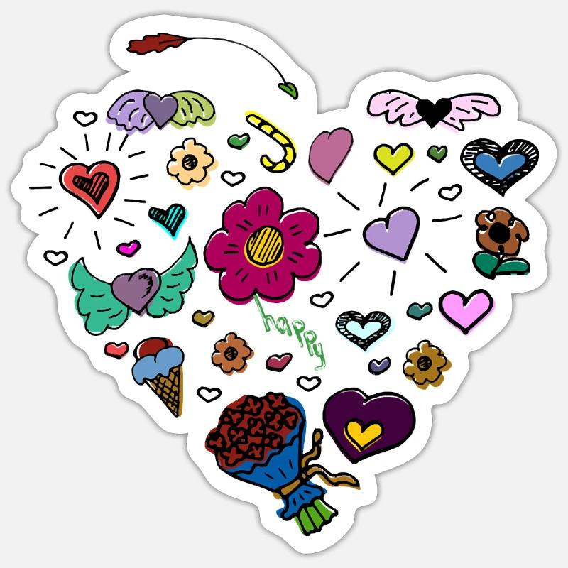 Sketching Stickers | Unique Designs | Spreadshirt