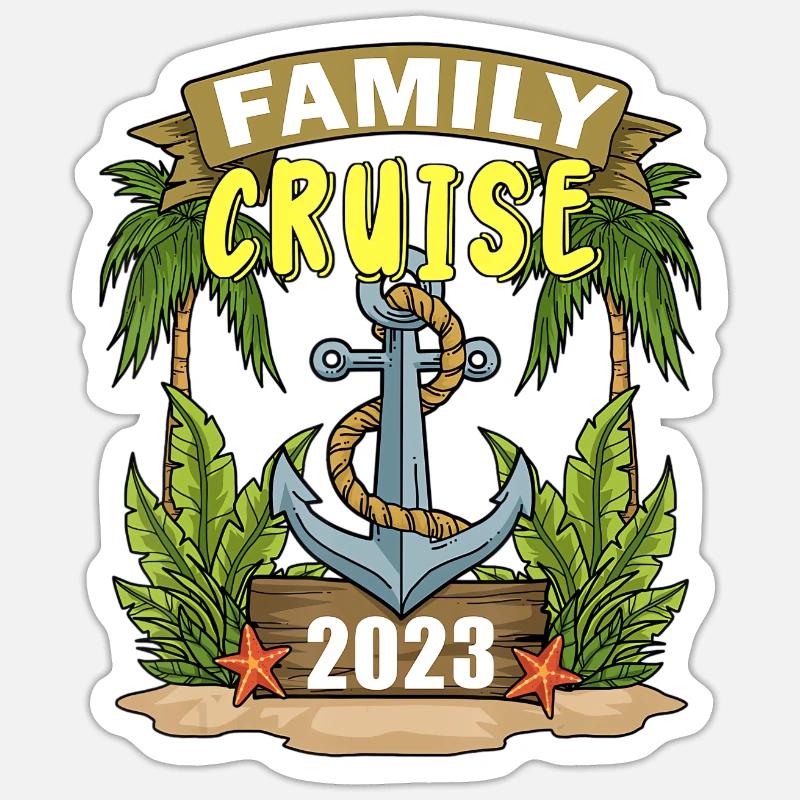 Cruises-2023 Stickers | Unique Designs | Spreadshirt