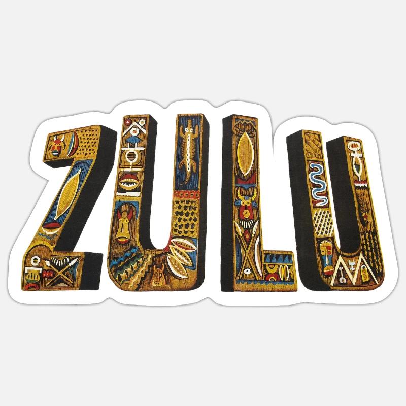 Zulu Stickers | Unique Designs | Spreadshirt