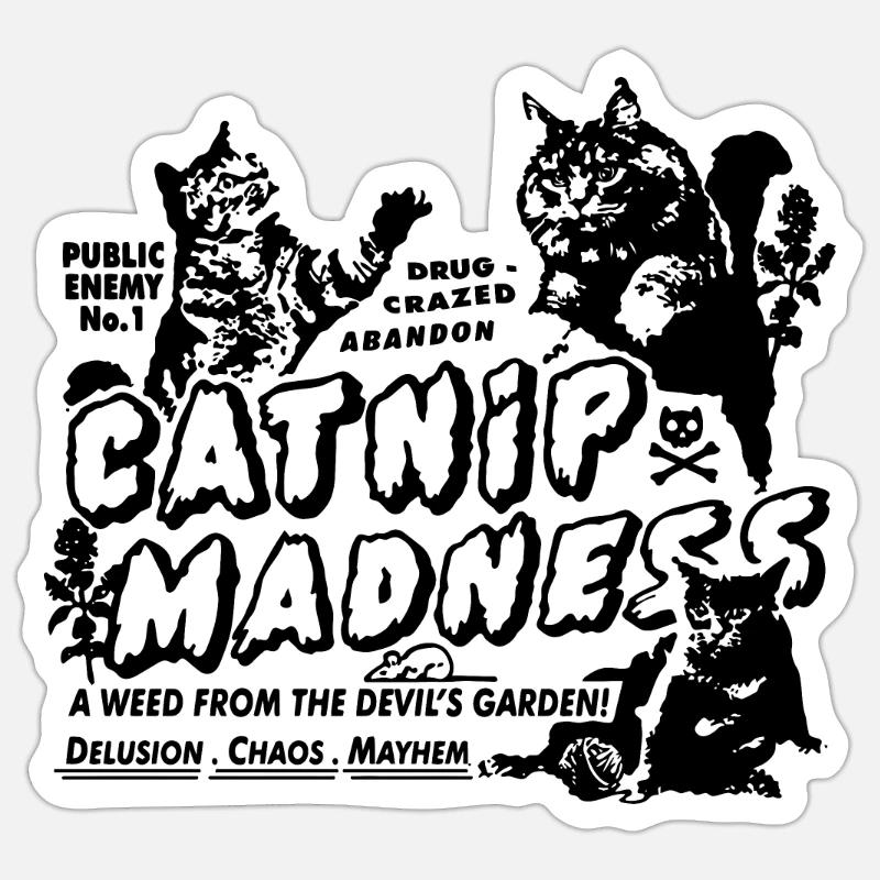Catnip Stickers | Unique Designs | Spreadshirt