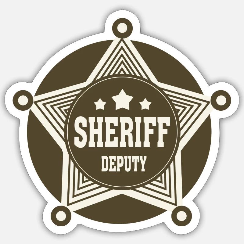 Sheriff-deputy Stickers | Unique Designs | Spreadshirt