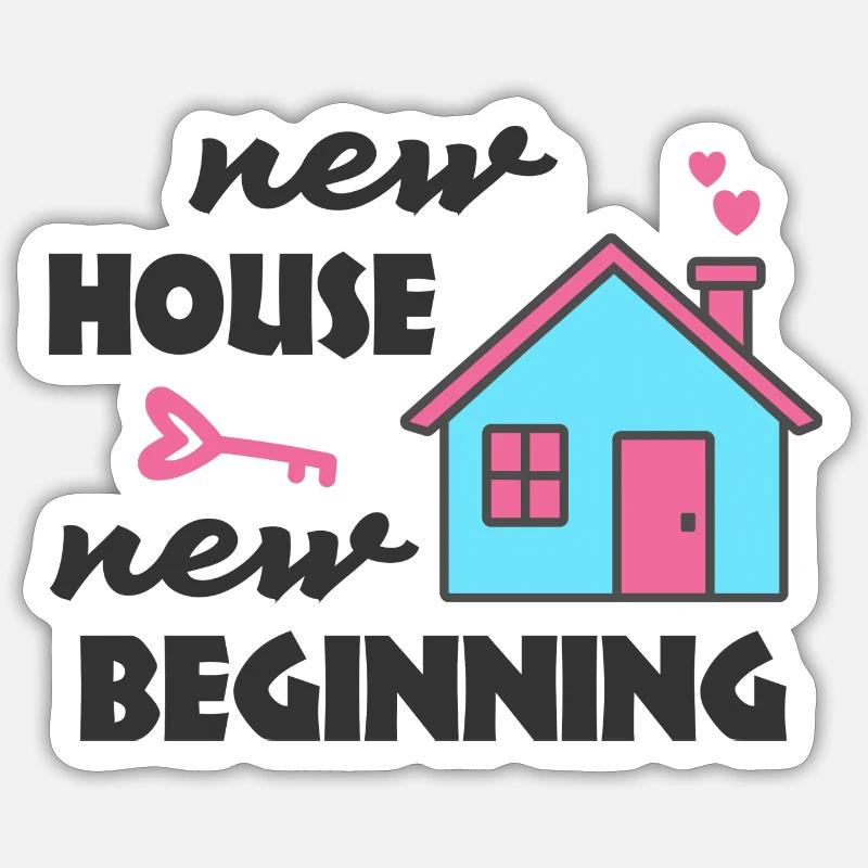Housewarming Stickers | Unique Designs | Spreadshirt