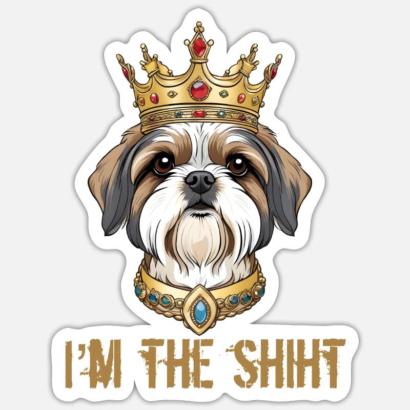 King-shit Stickers | Unique Designs | Spreadshirt