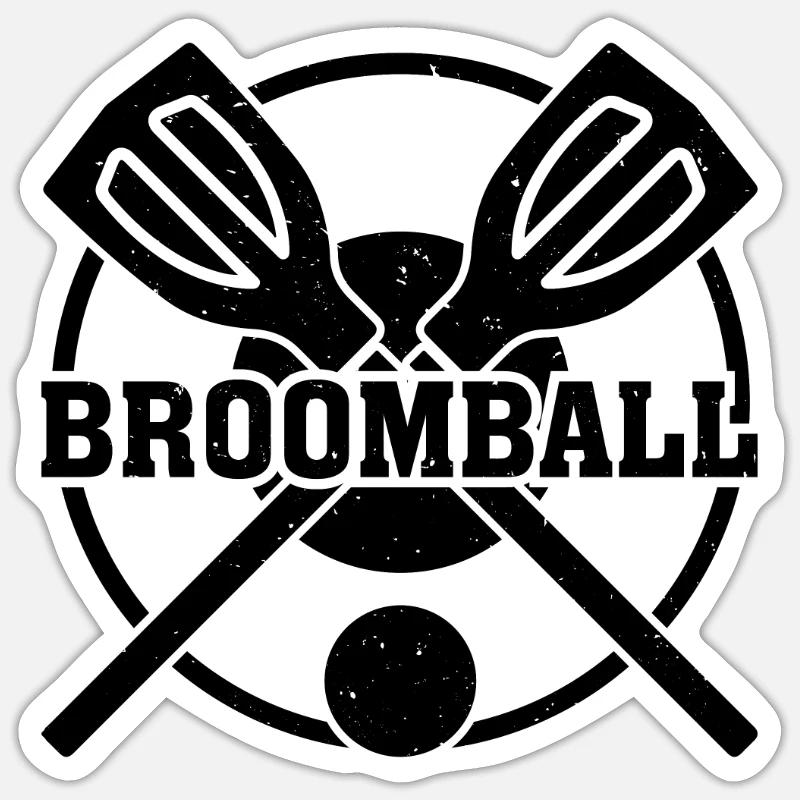 Broomball Stickers | Unique Designs | Spreadshirt