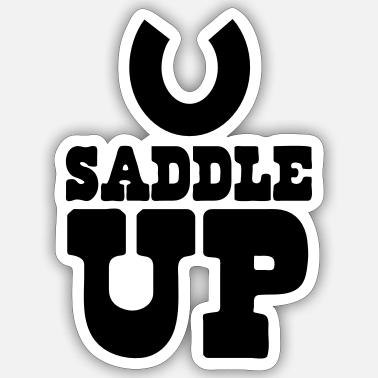 Saddle Stickers | Unique Designs | Spreadshirt