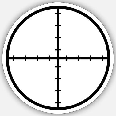 Crosshairs Stickers | Unique Designs | Spreadshirt