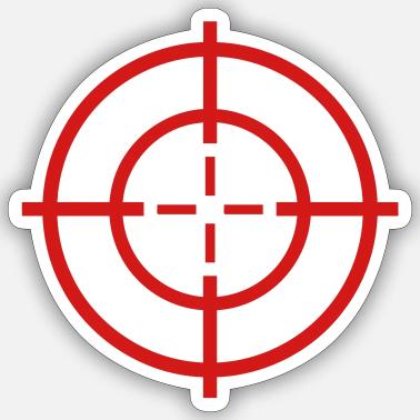 Crosshairs Stickers | Unique Designs | Spreadshirt