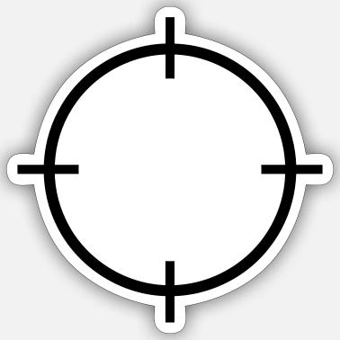 Crosshairs Stickers | Unique Designs | Spreadshirt