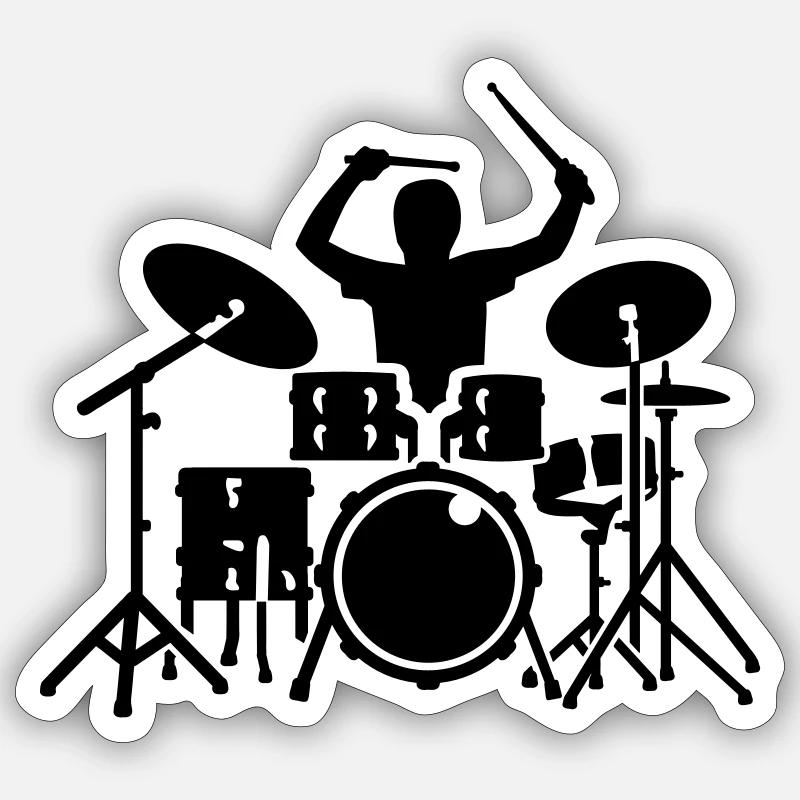 Drum Stickers | Unique Designs | Spreadshirt