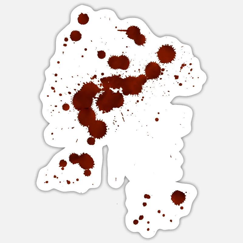 Bloodstain Stickers | Unique Designs | Spreadshirt