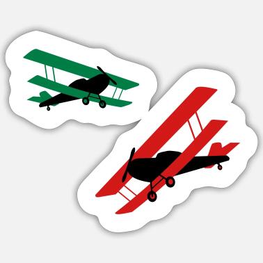 Aircrafts Stickers | Unique Designs | Spreadshirt