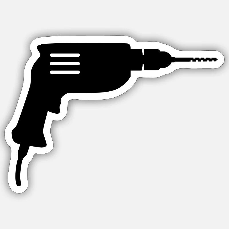 Power Drill Stickers | Unique Designs | Spreadshirt