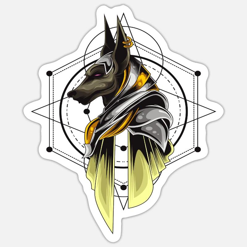 Anubis Face Drawing