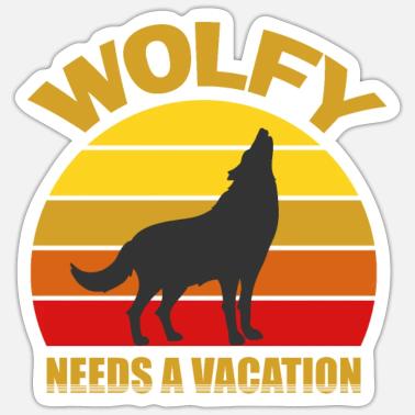 Wolfy Stickers | Unique Designs | Spreadshirt