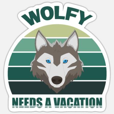 Wolfy Stickers | Unique Designs | Spreadshirt