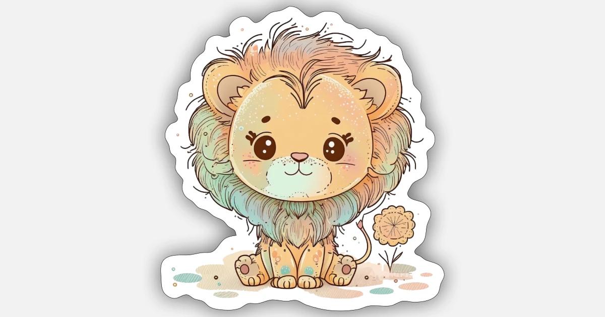 Cute Lion Drawing