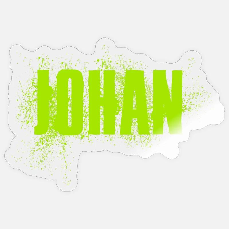 Johan Stickers | Unique Designs | Spreadshirt