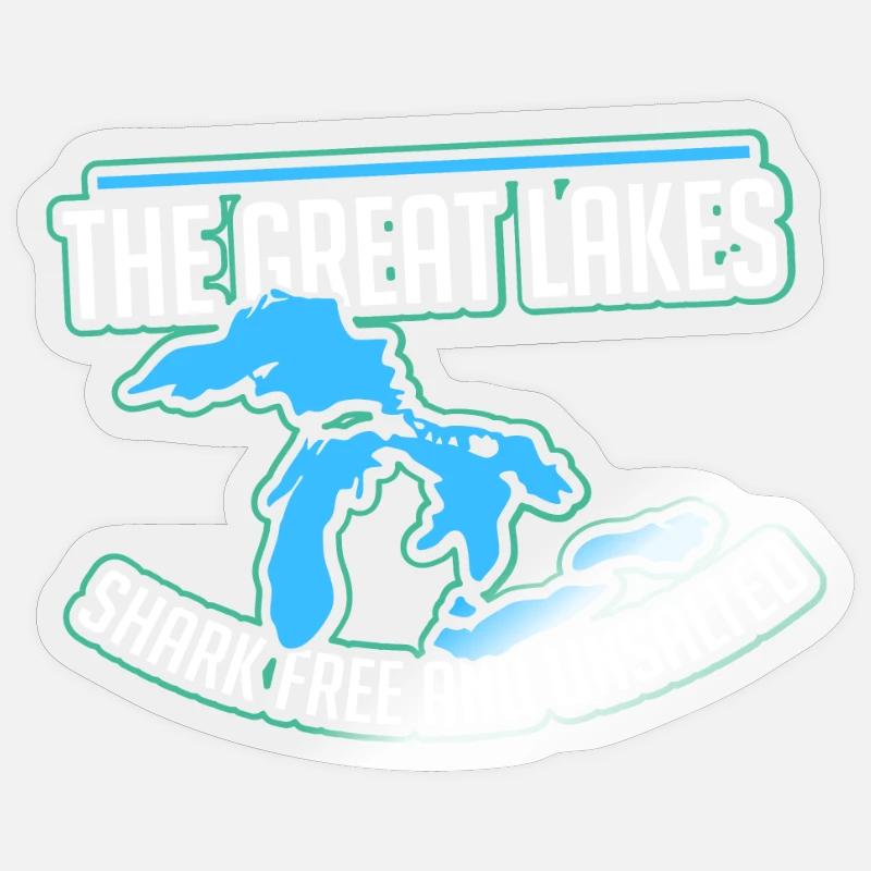 Great-lakes Stickers | Unique Designs | Spreadshirt