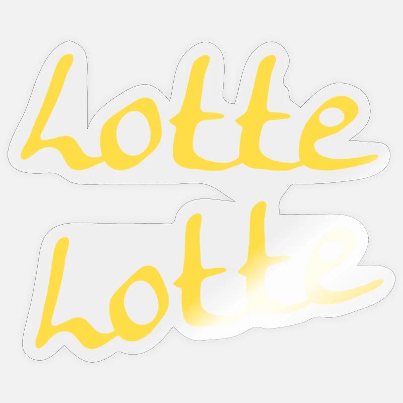 Lotte Stickers | Unique Designs | Spreadshirt