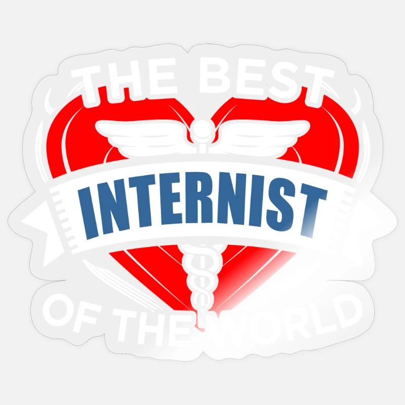 Internist Stickers | Unique Designs | Spreadshirt