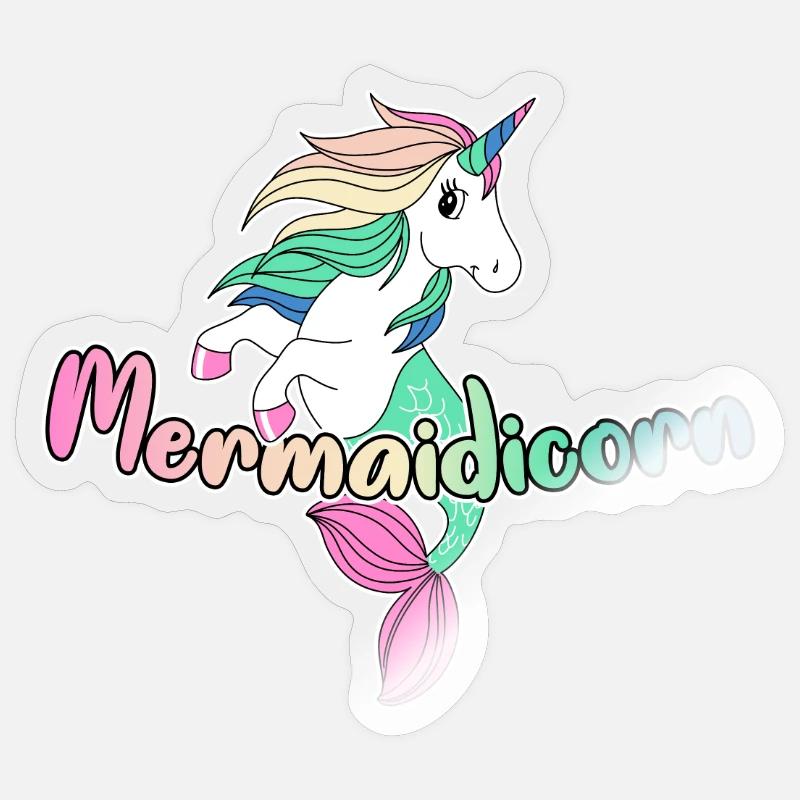 Mermicorn Stickers | Unique Designs | Spreadshirt