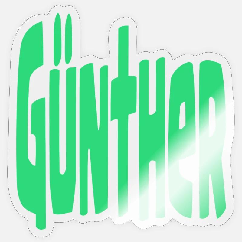 Günther Stickers | Unique Designs | Spreadshirt