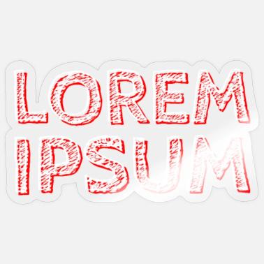 Dolor Stickers | Unique Designs | Spreadshirt