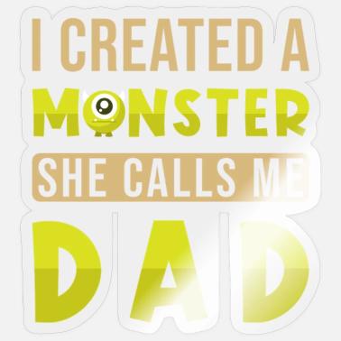 Dad-daughter Stickers | Unique Designs | Spreadshirt