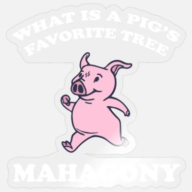 Mahogany Stickers | Unique Designs | Spreadshirt