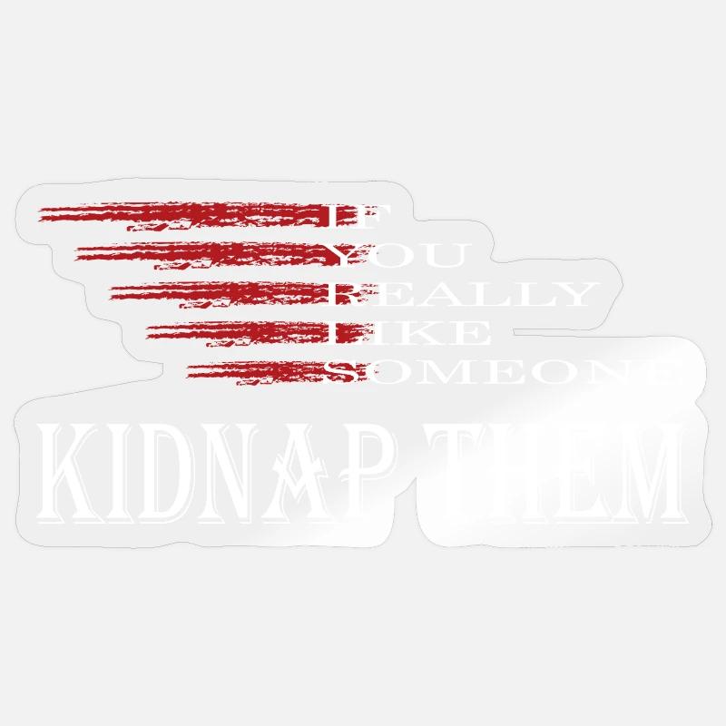 Kidnapped Stickers | Unique Designs | Spreadshirt